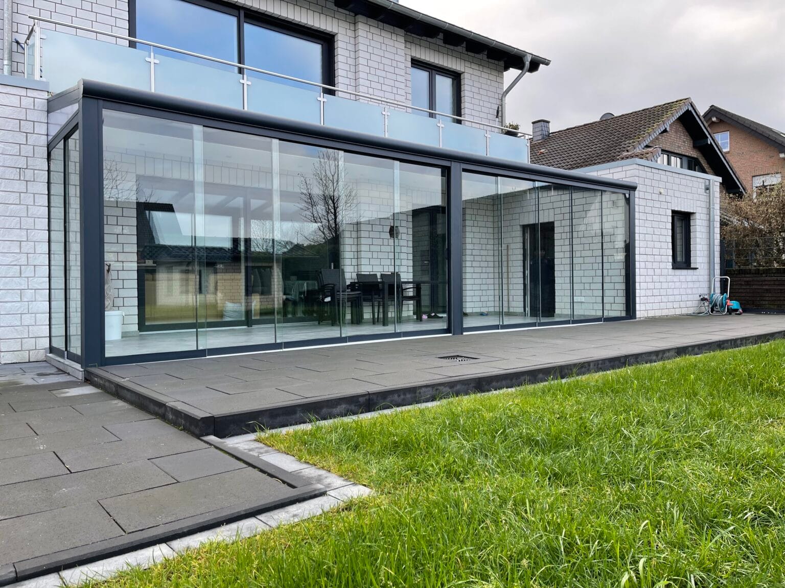 Terrassenuberdachung Glas Oder Polycarbonat